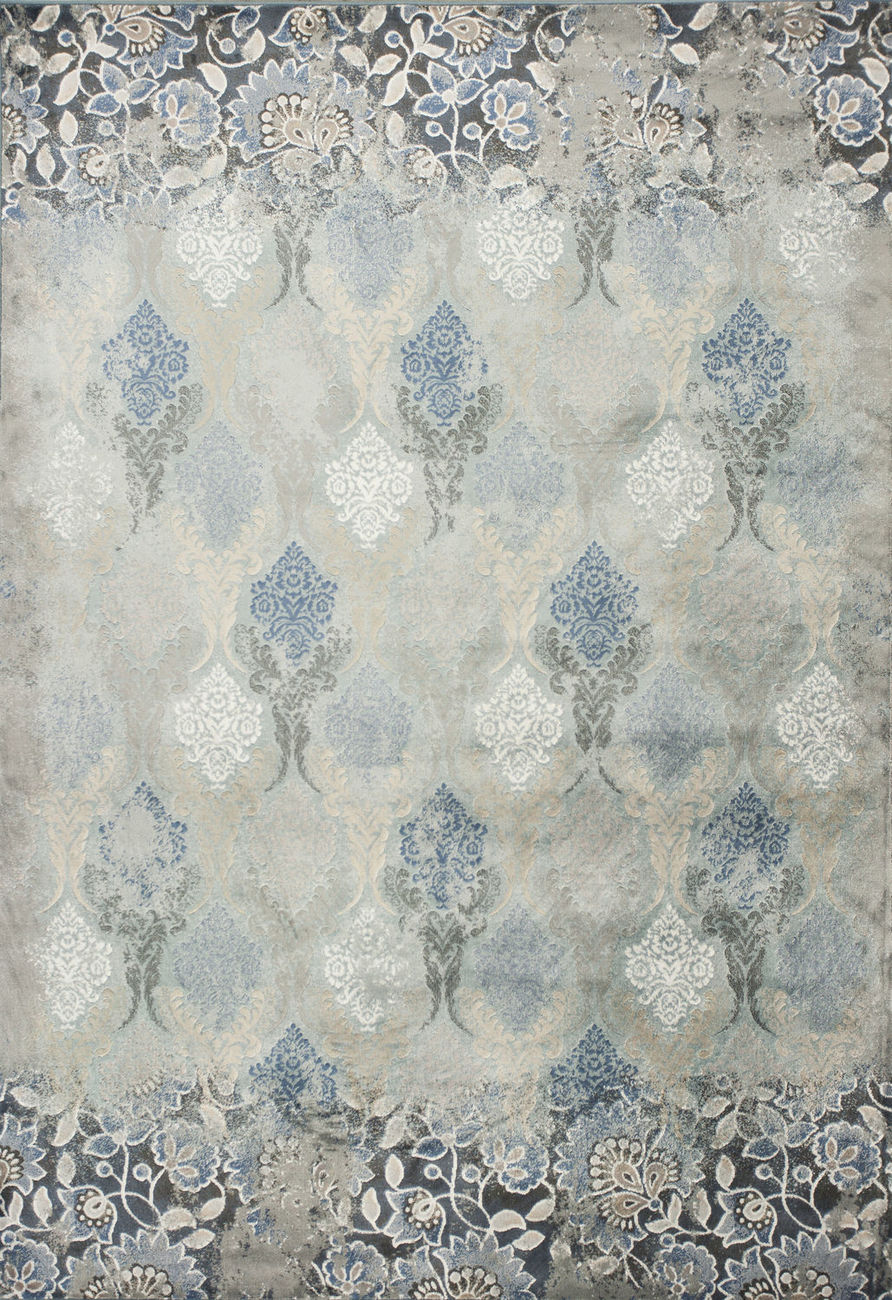 Kas Rugs Provence 8631 Slate Blue Traditional Rug