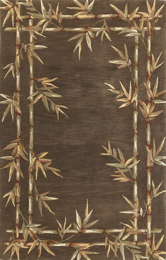 Sparta 3164 Mocha Bamboo Double Border Rug from the Kas Rugs collection ...