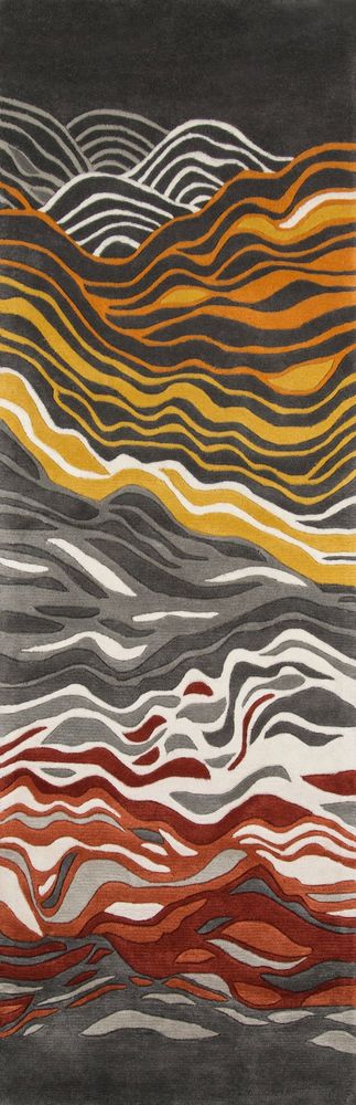 Momeni New Wave NW144 Grey Rug from the Textured Rugs collection at ...