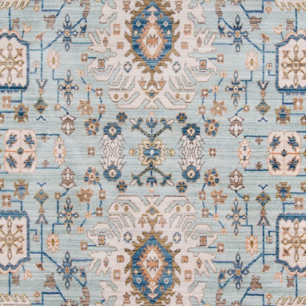 Rustic Romance RR-05 Teal Rug