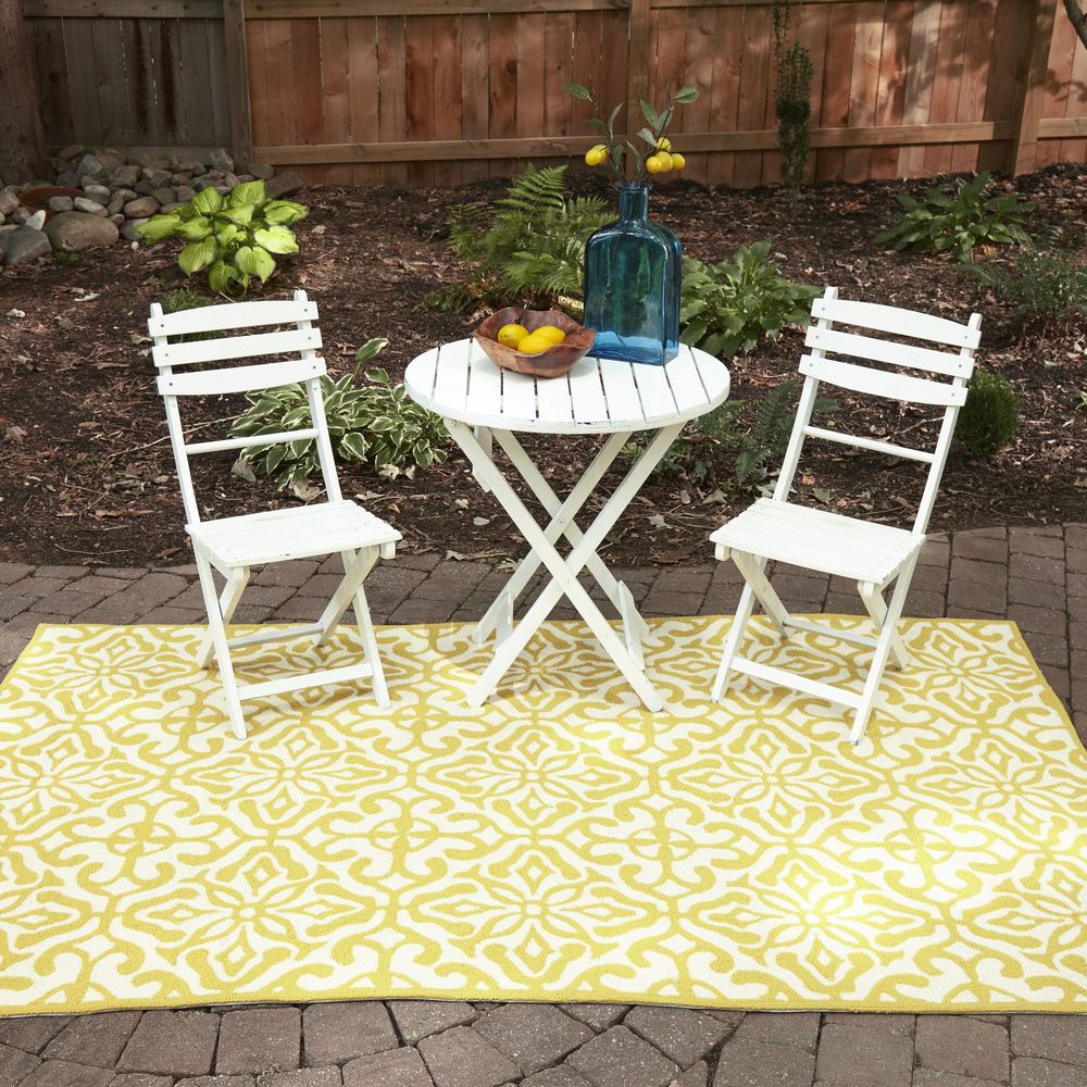 Veranda VR-59 Yellow Outdoor Rug