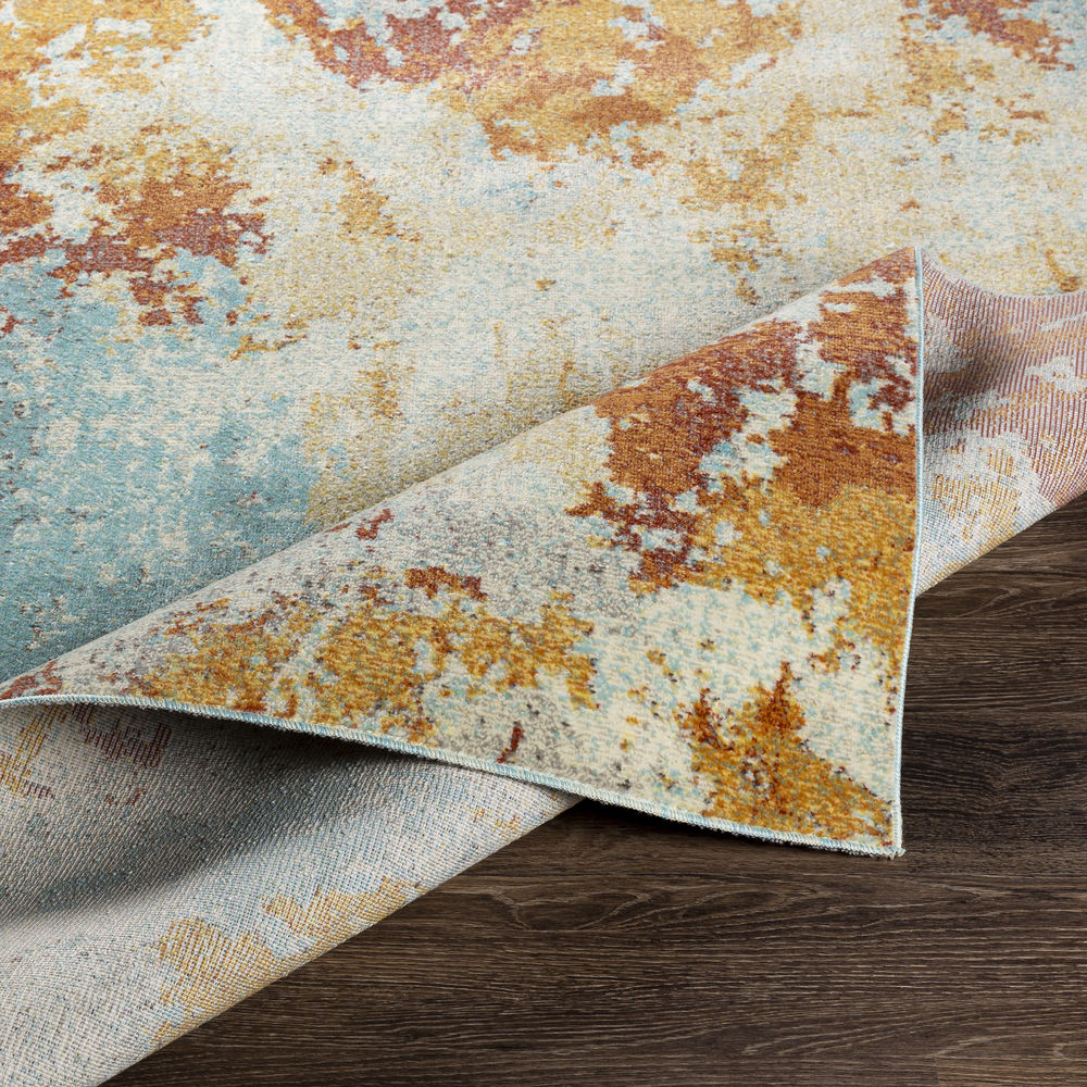 Modern Loom Adelhel ADL-2303 Multi-Colored Power Loomed Synthetic Rug ...