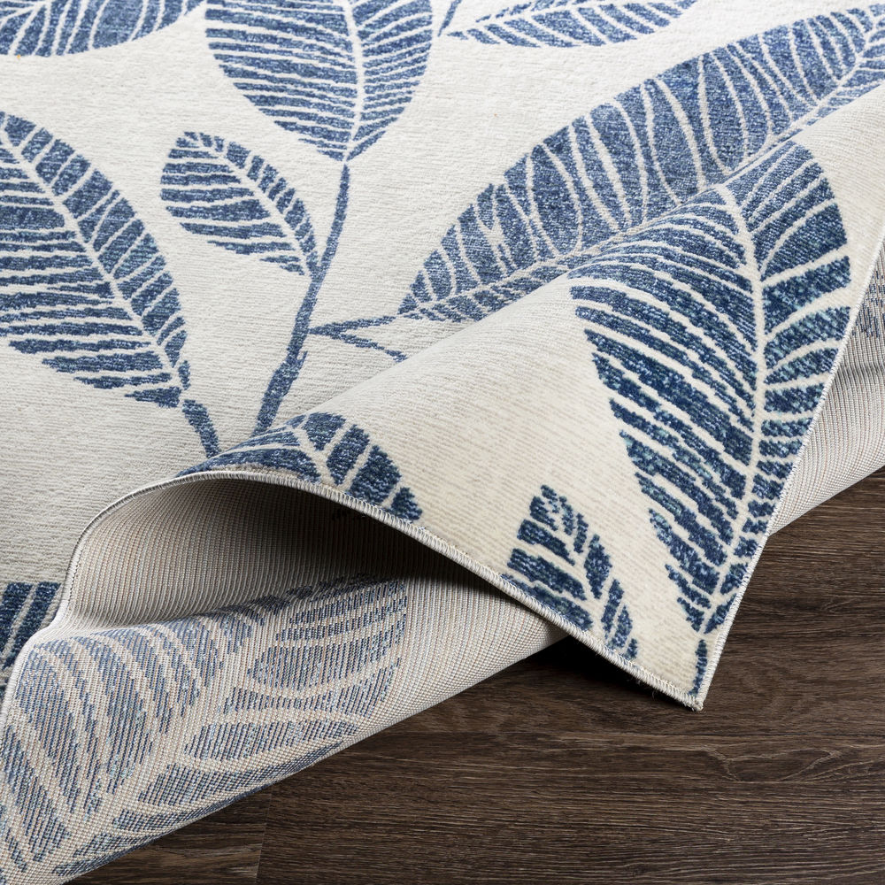 Modern Loom Adelhel ADL-2321 Blue Power Loomed Synthetic Rug