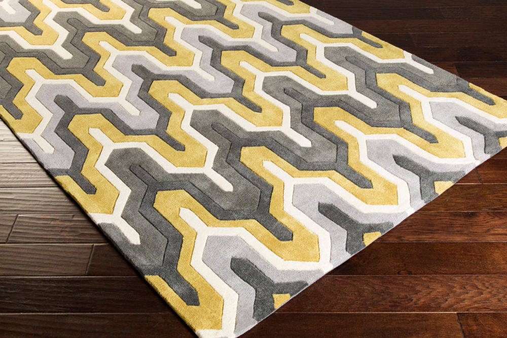 Cosmopolitan COS-9177 Lime Abstract Synthetic Rug