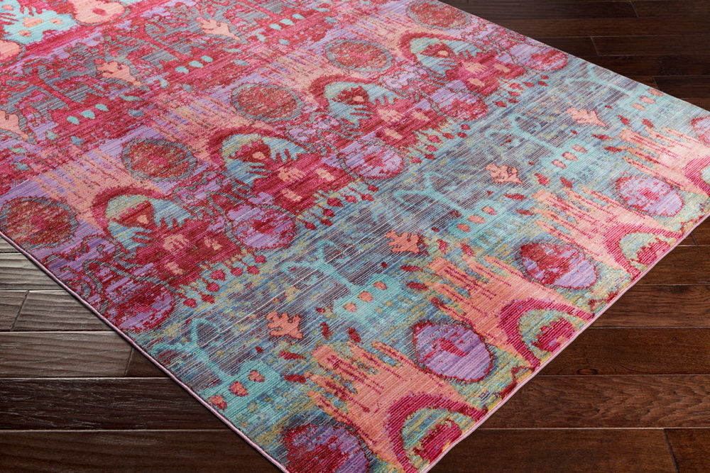 Surya Germili GER-2300 Bright Pink Abstract Patterned Rug from the ...