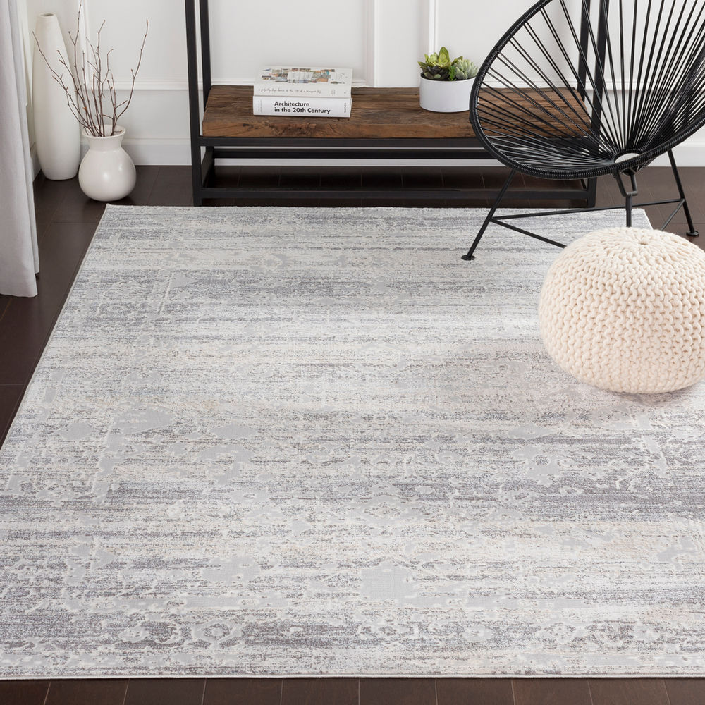 Genesis GNS-2300 Silver Gray Traditional Abstract Rug