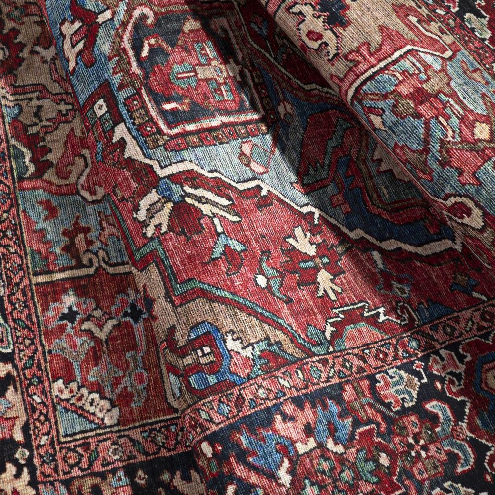 Surya Iris IRS-2310 Bright Red Synthetic Traditional Rug