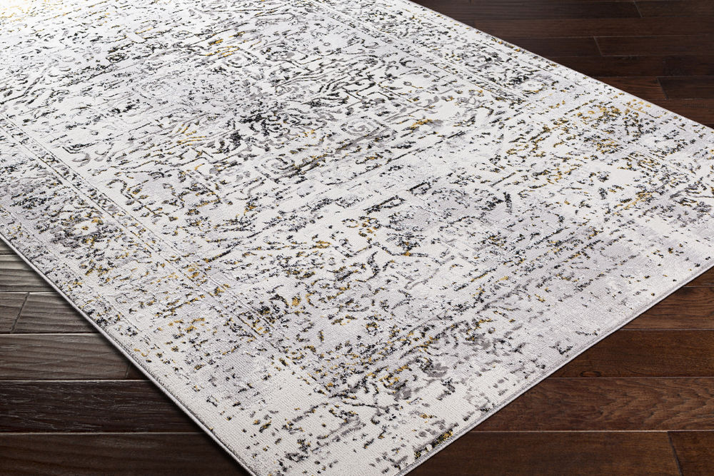 Modern Loom Algedia ALE-2308 Gray Power Loomed Synthetic Rug