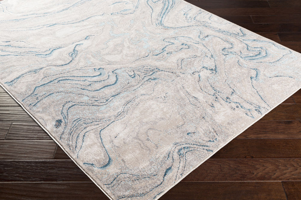 Surya Mediterranean Mie-1004 Beige Power Loomed Synthetic Rug from the ...