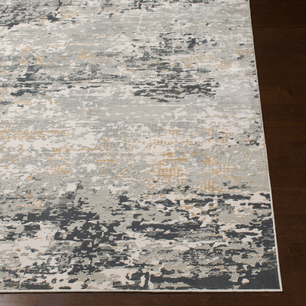 Surya Milano MLN-2301 Light Gray Synthetic Silk Rug from the Modern Rug ...