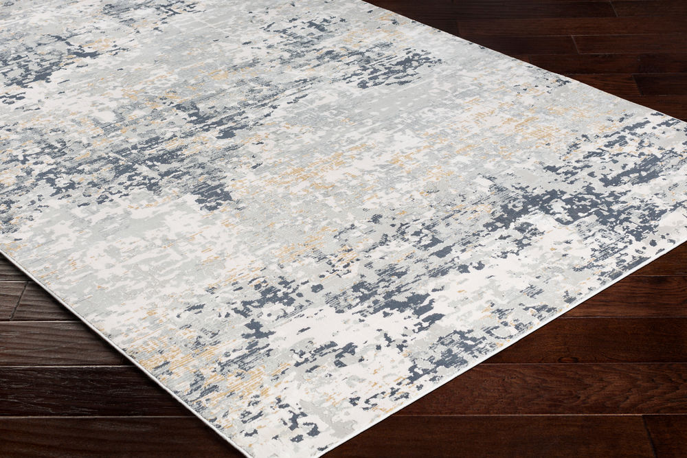 Surya Milano MLN-2301 Light Gray Synthetic Silk Rug from the Modern Rug ...