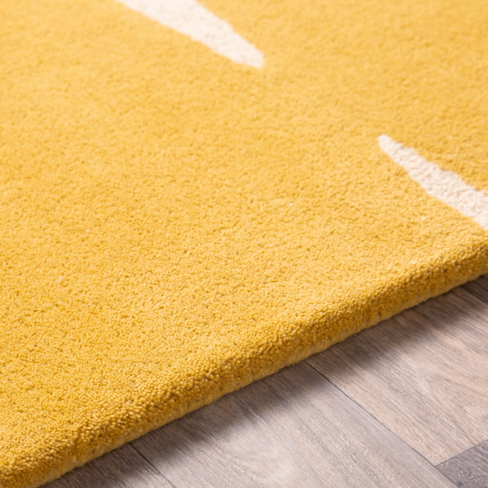 Scion SCI-36 Mustard Wool Abstract Rug