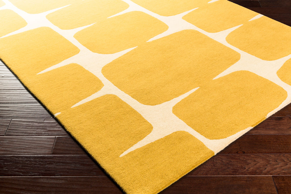 Scion SCI-36 Mustard Wool Abstract Rug