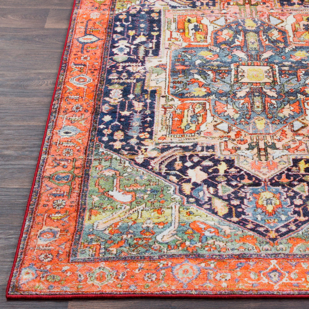 Surya Silk Road SKR-2301 Coral Traditional Transitional Rug