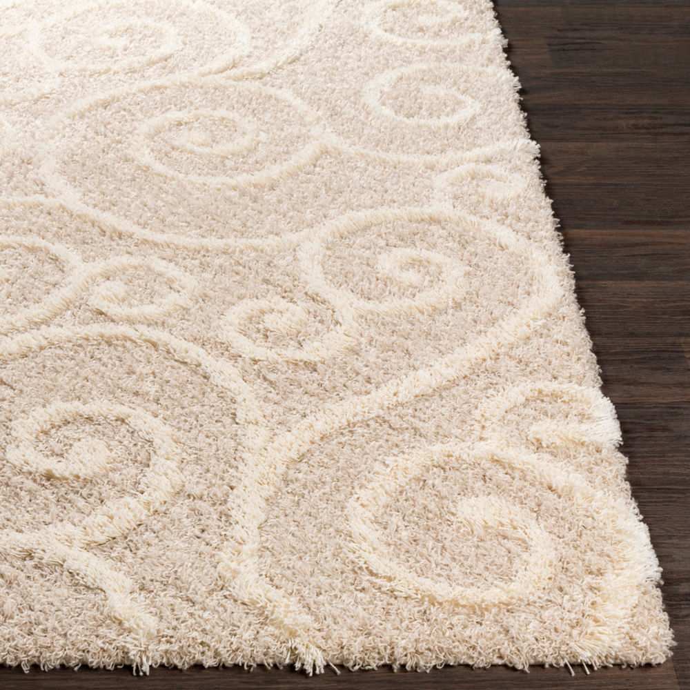 Urban Shag USG-2300 Beige Shag Patterned Rug