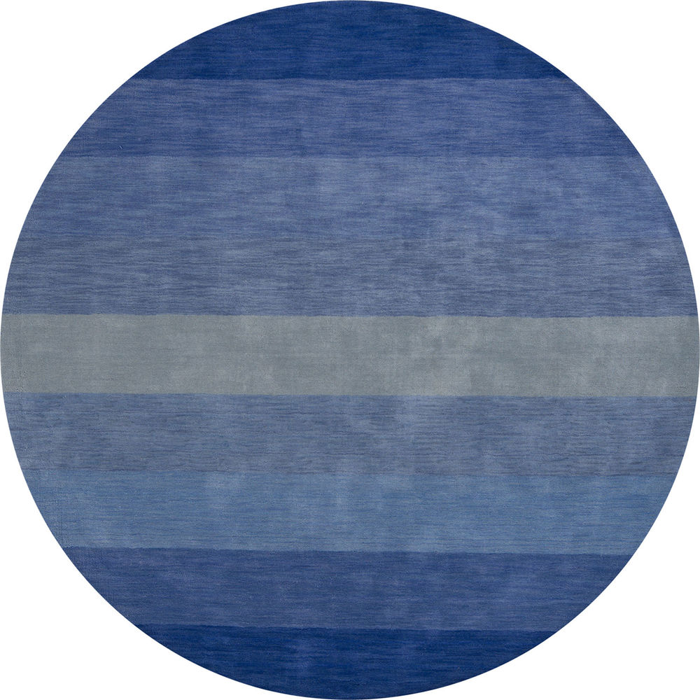 Modern Loom Metro MET-566 Blue Striped Rug from the Striped Rugs ...