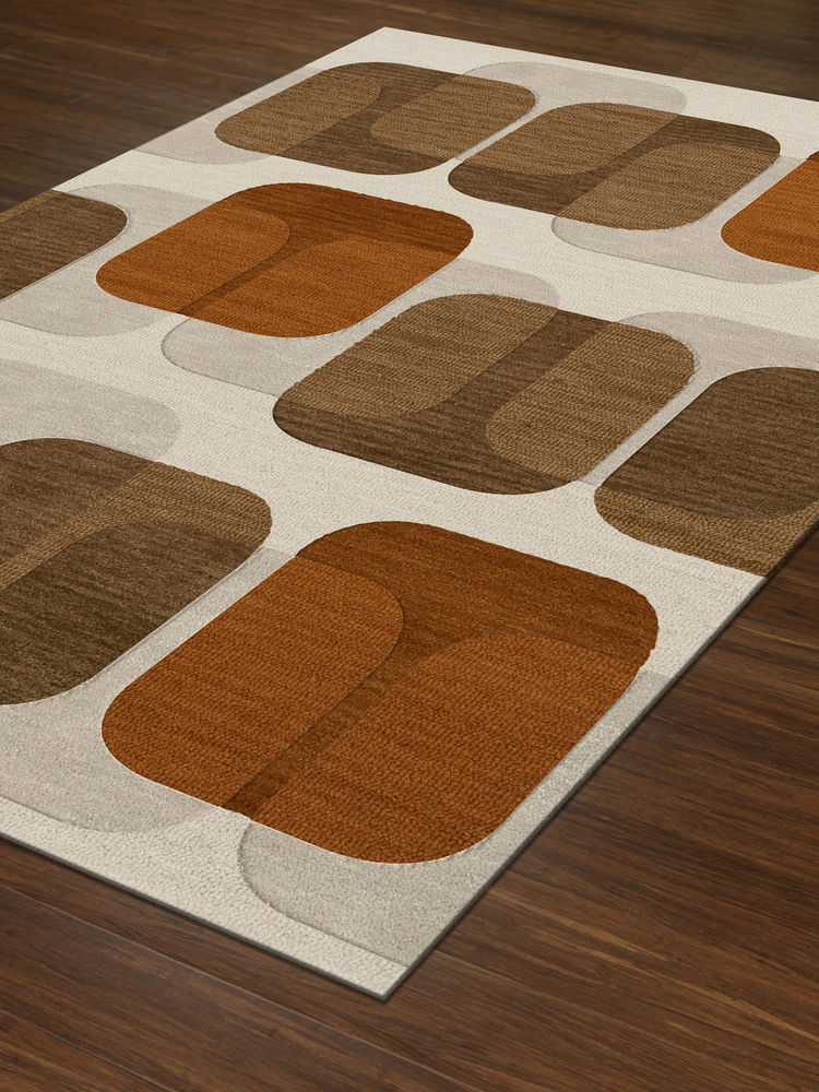 Modern Loom Bella BL37 Lamb Patterned Rug from the Bauhaus Minimal ...