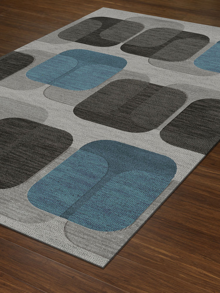 Modern Loom Bella BL37 Lonestar Patterned Rug from the Bauhaus Minimal ...