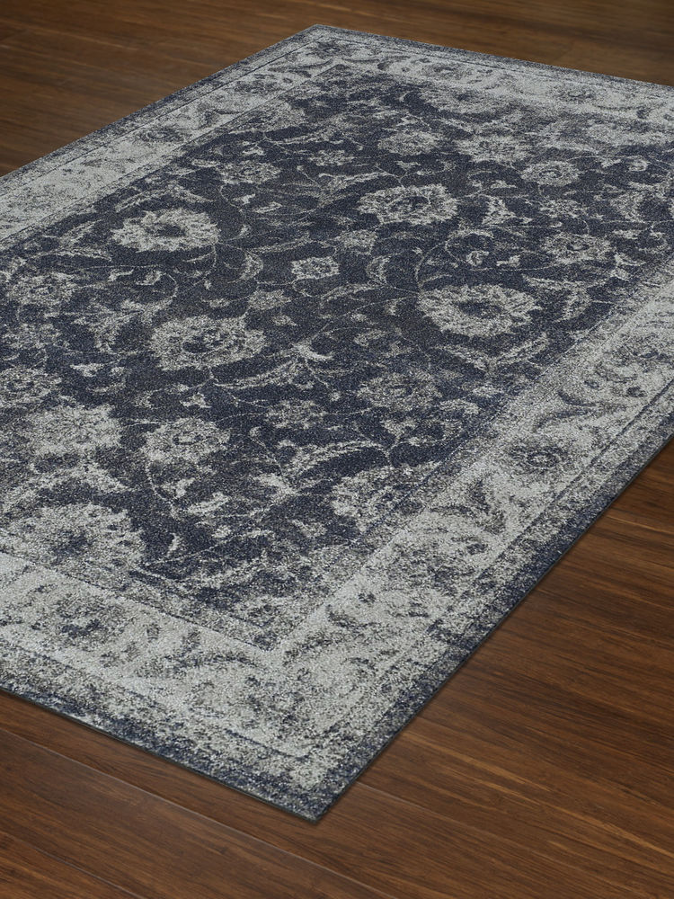 Modern Loom Geneva GV4447 Steel Blue Rug