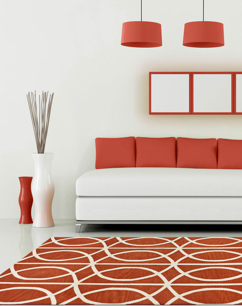 Modern Loom Infinity IF5 Pumpkin Patterned Rug