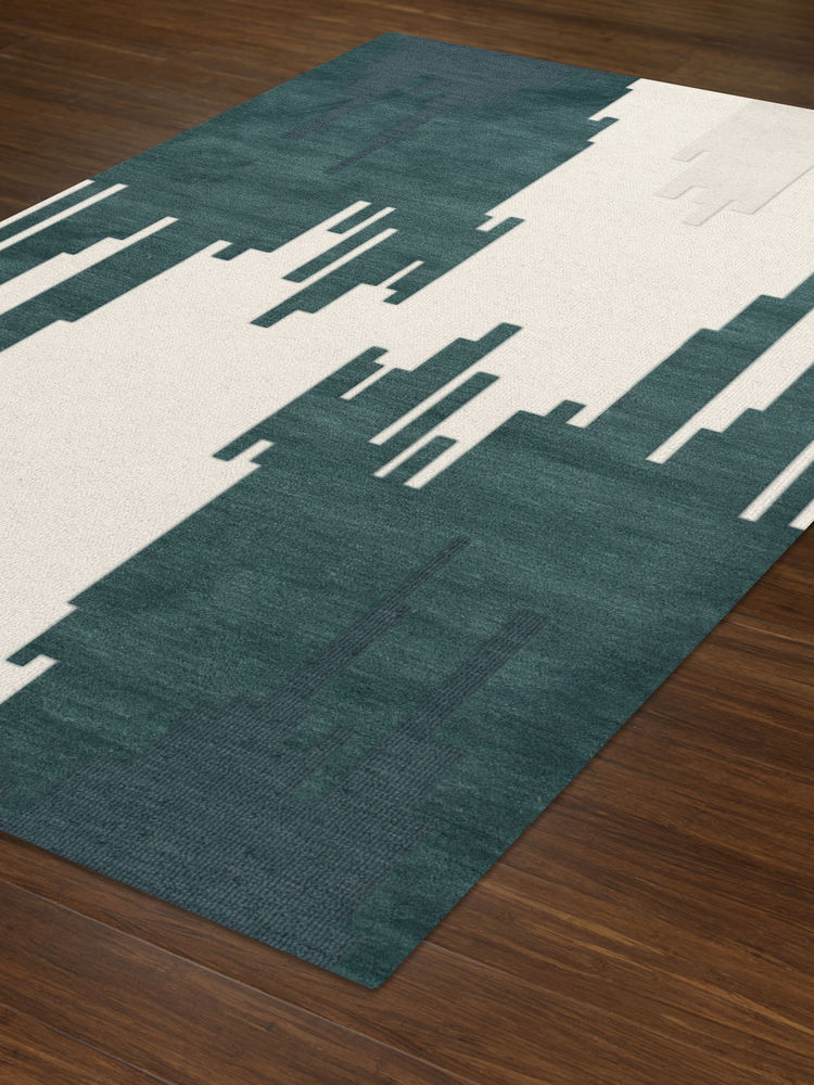 Modern Loom Quest QT9 Blue Suede Wool Rug