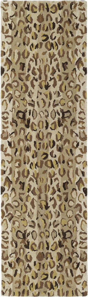 Modern Loom Khazana Camel Animal Print Contemporary Rug from the Animal ...
