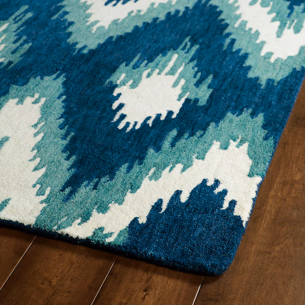Modern Loom Global Inspirations Blue Transitional Rug Modern Loom Global Inspirations Blue Transitional Rug