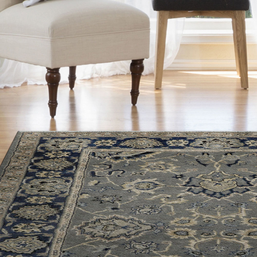 Modern Loom Petra PET90-5433 Blue Traditional Patterned Indoor rugs ...