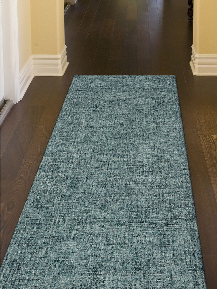 Modern Loom Savannah SAV95-0304 Teal Solid Colored Wool Indoor rugs