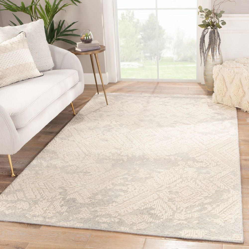 Jaipur Living Aerial ARL04 Aerial Castleton Tan Hand Loomed Wool Rug