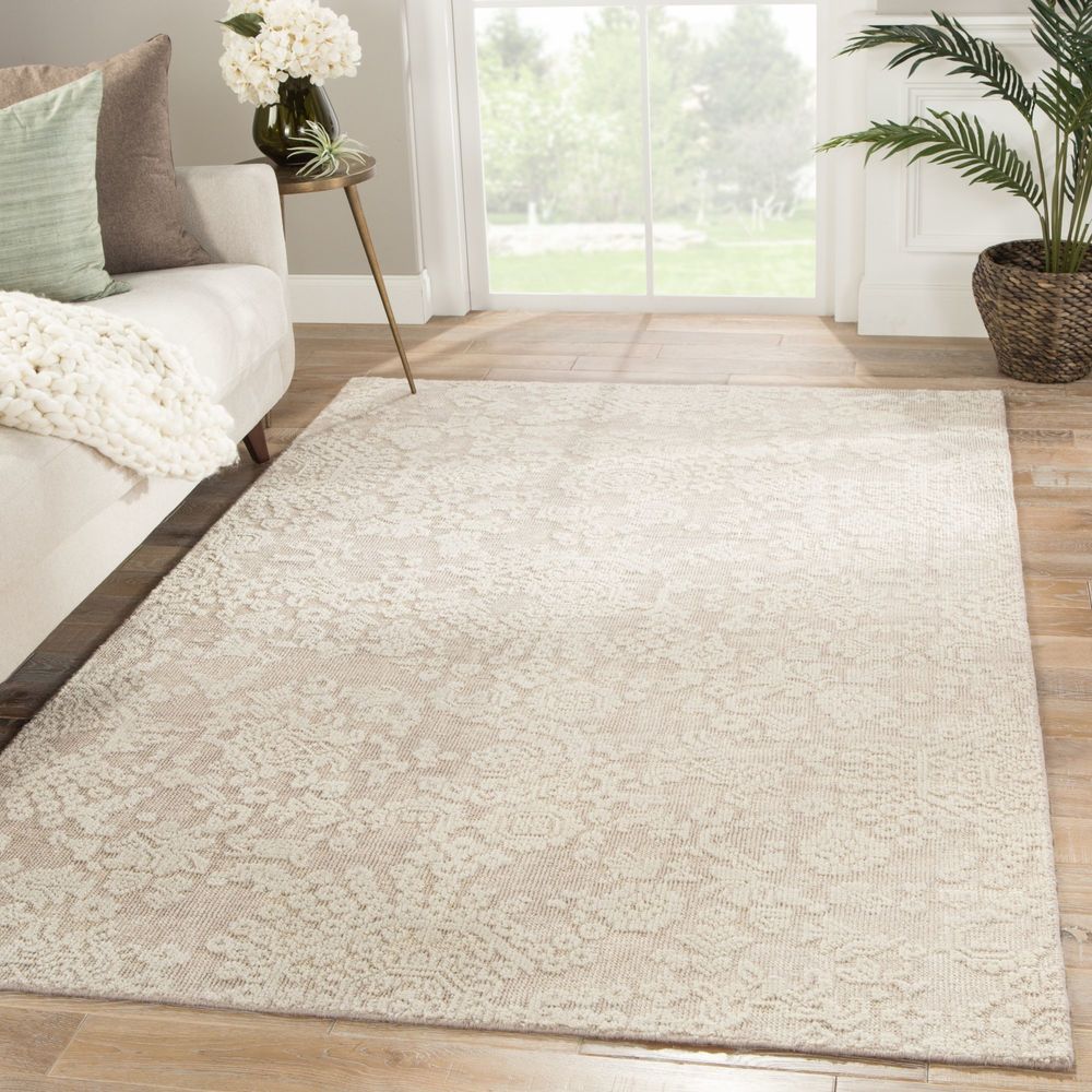 Jaipur Living Aerial ARL02 Aerial Rutland Tan Hand Loomed Wool Rug