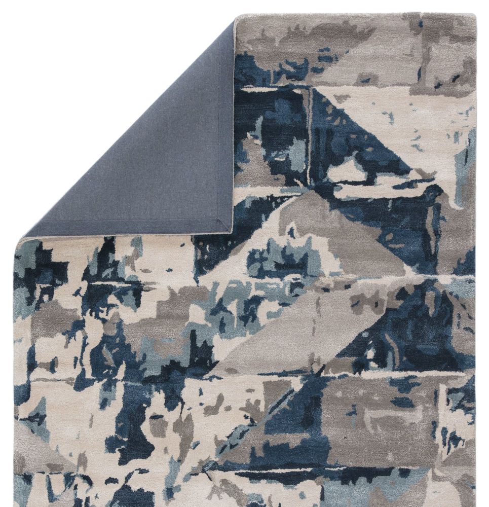 Jaipur Living Genesis GES12 Genesis Conde Silver Hand Loomed Wool Rug