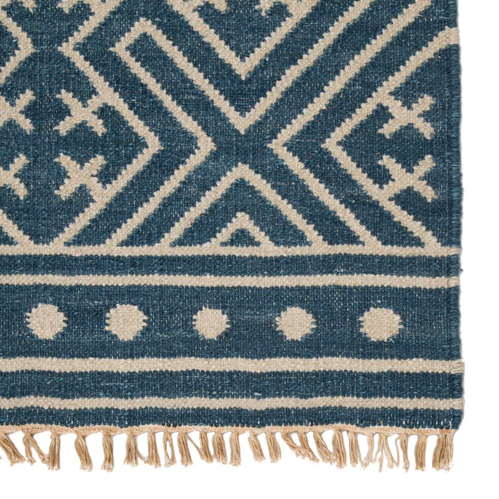 Jaipur Living Batik BAT03 Lahu Blue Hand Loomed Wool Rug from the ...