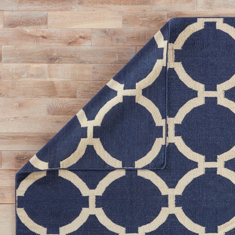 Jaipur Living Maroc MR44 Rafi Blue Hand Loomed Wool Rug