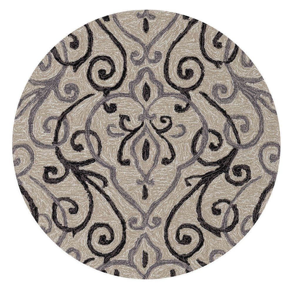 Loloi Francesca FC-18 Ivory / Grey Synthetic Hilo Rug from the ...