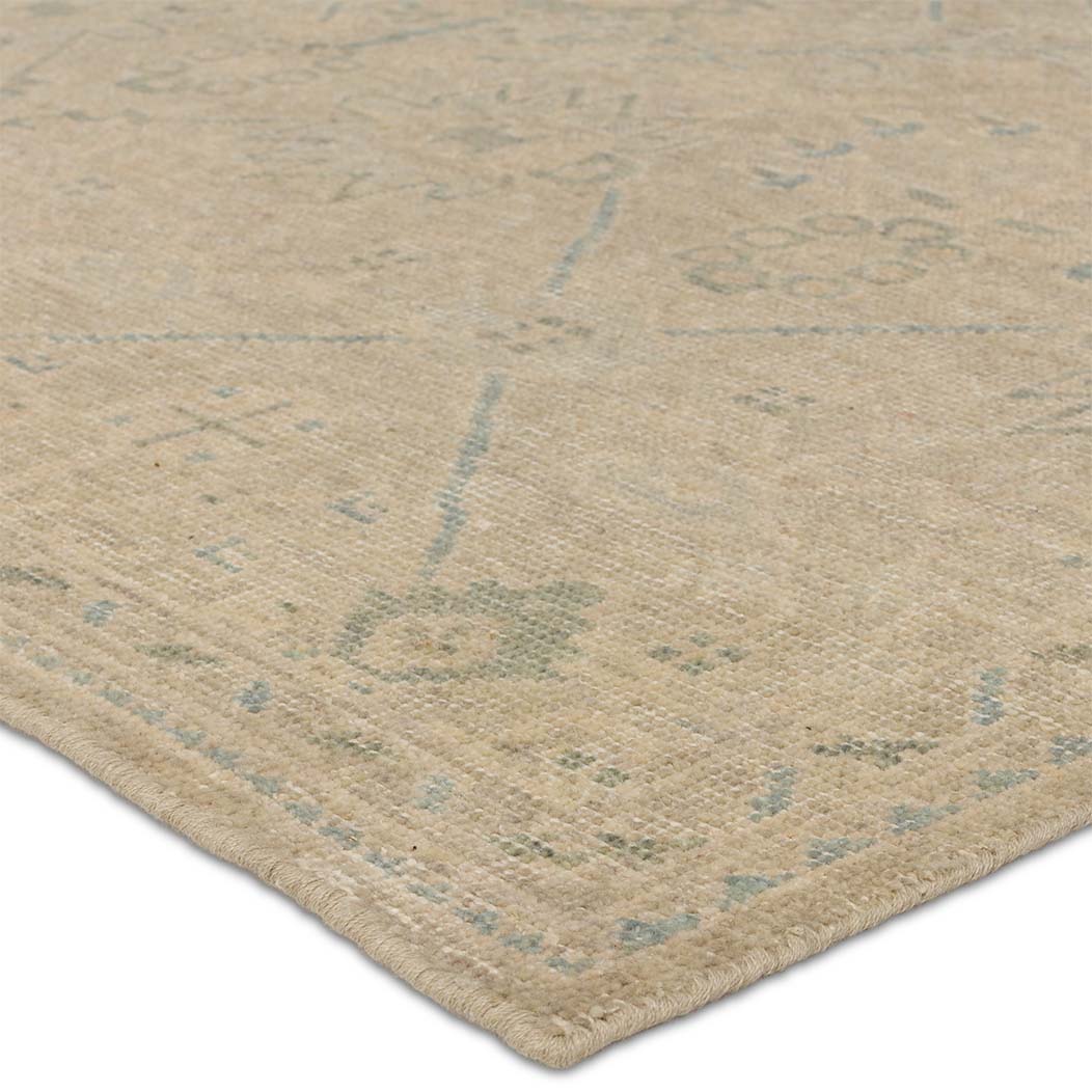 Jaipur Living Joan Hand-Knotted Trellis Tan/ Blue Area Rug