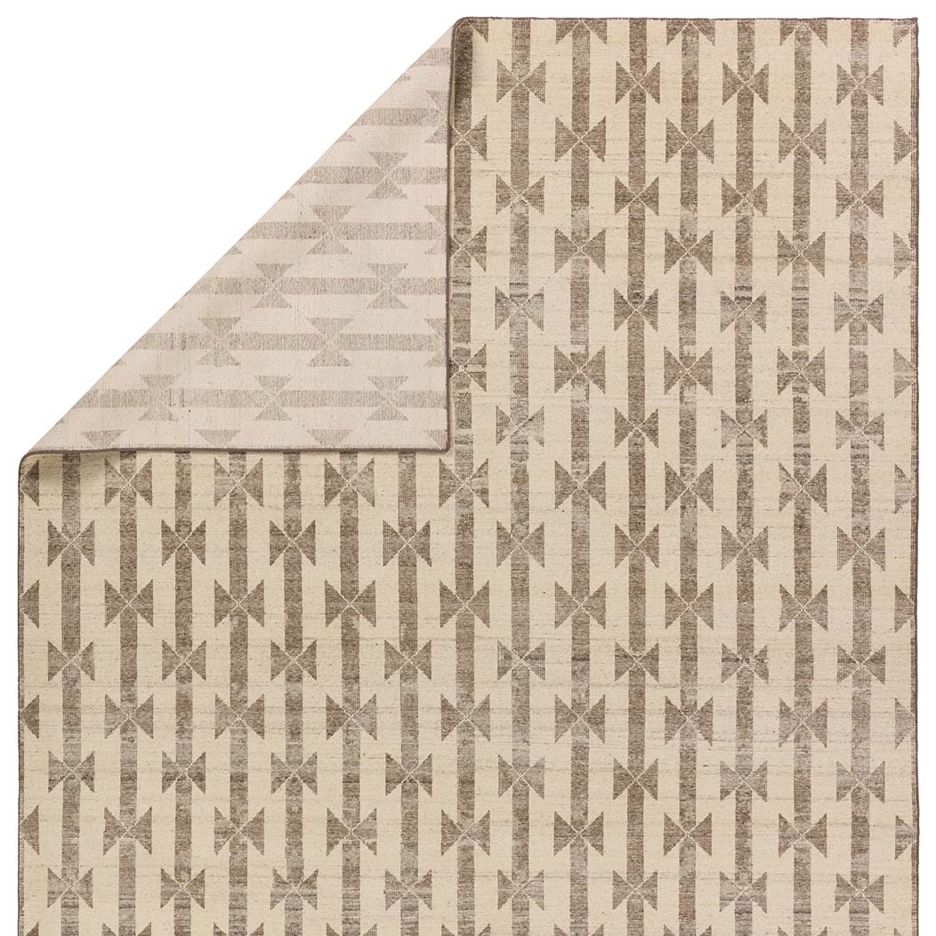 Verde Home by Jaipur Living Gent Hand-Knotted Trellis Taupe/ Cream Area Rug