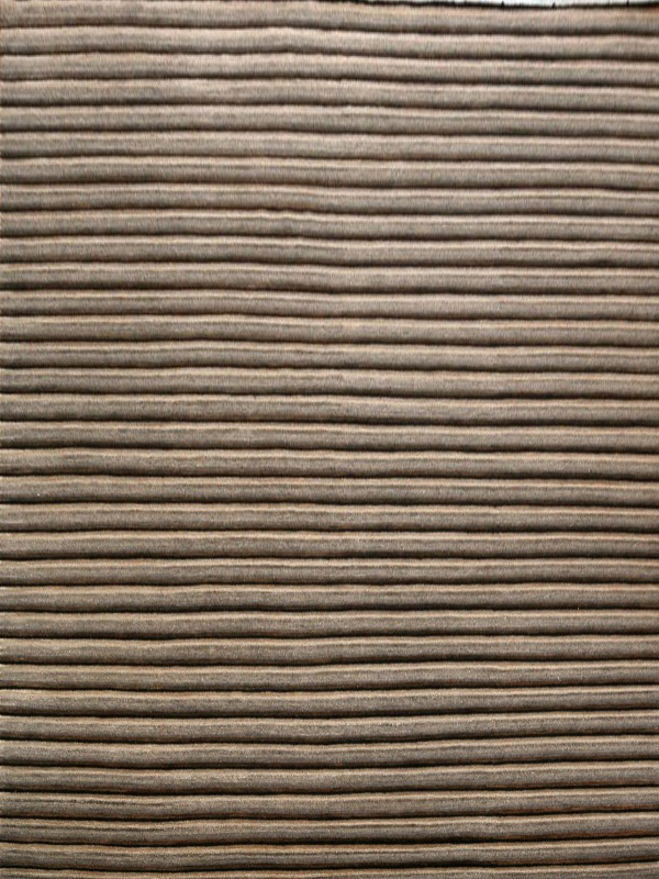 Sarawagi Brown Designer Wool Rug