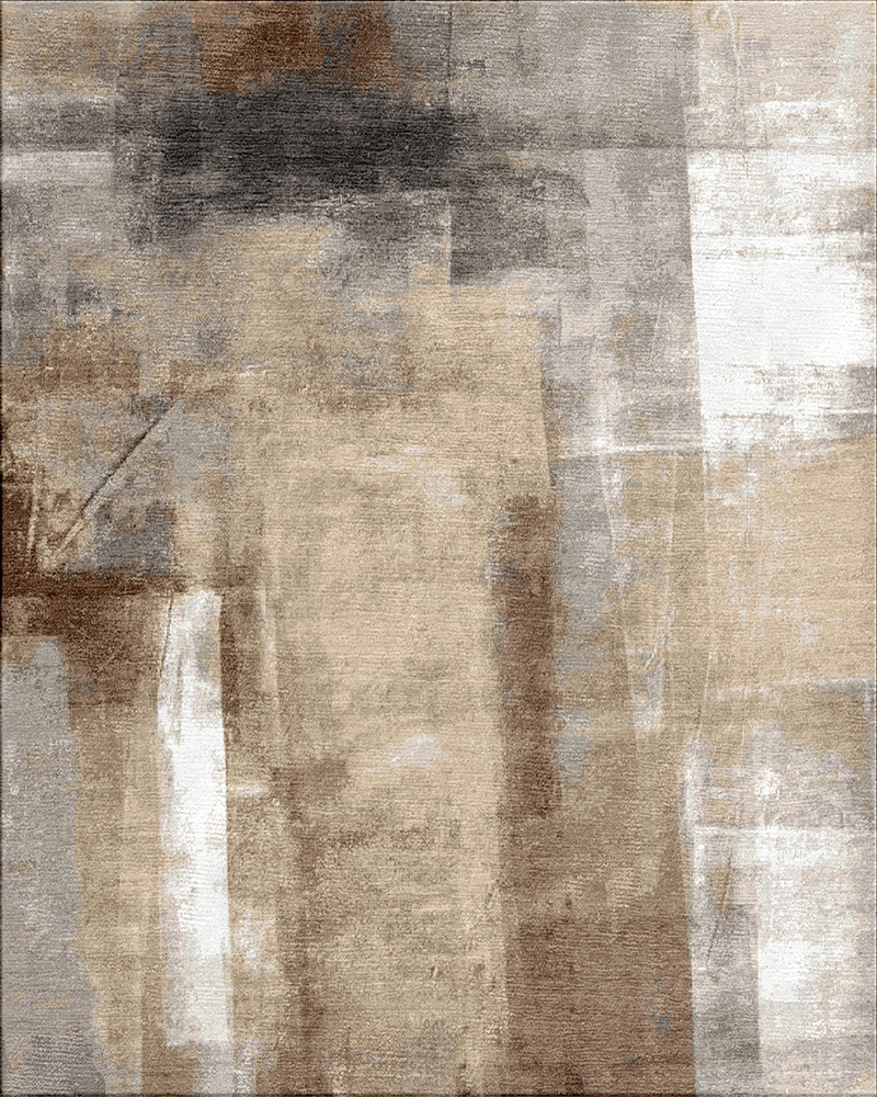 Sarawagi Beige Designer Wool Rug 2